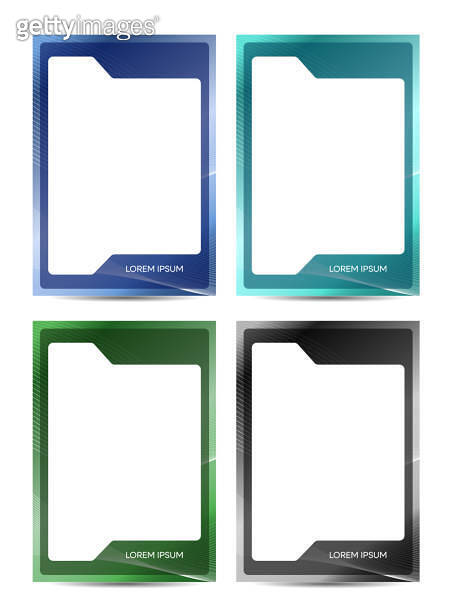identification card frame border template (1814817589) 일러스트, 무료 일러스트 ...