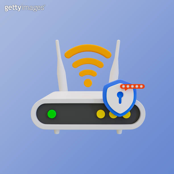 3d minimal internet access security. wireless password. wi-fi radiation ...