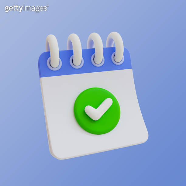 3d minimal green check mark symbol. correct sign. get a green light ...