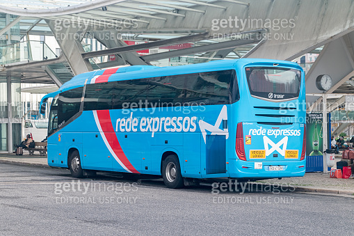 Bus of Rede Expressos. 이미지 (1473940819) - 게티이미지뱅크