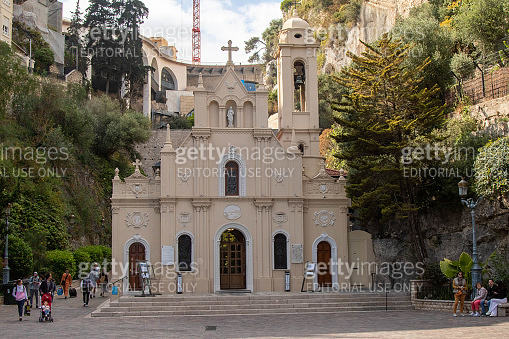 Saint Devota chapel, the patron saint of Monaco located in Ravin de ...