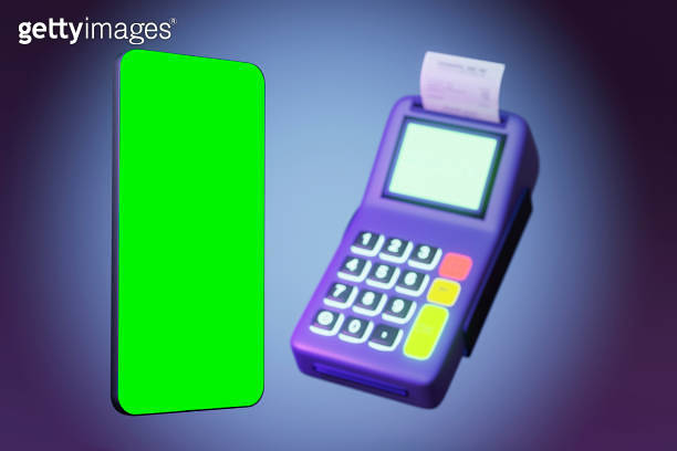 A completed transaction with using NFC (Near Field Communication ...