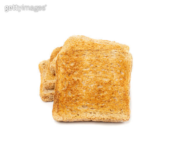 Bread Toasts Isolated, Toasted Sandwich Square Slices, Loaf Pieces for ...