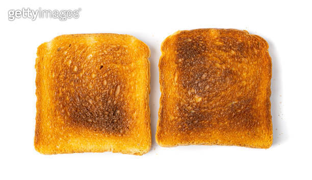 Bread Toasts Isolated, Toasted Sandwich Square Slices, Loaf Pieces for ...