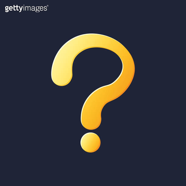 Game UI asset. Gaming user interface question mark icon. vector ...