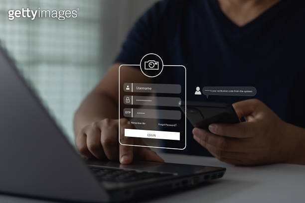 Users Hand Enter A One Time Password For The Validation Process Mobile Otp Secure Verification