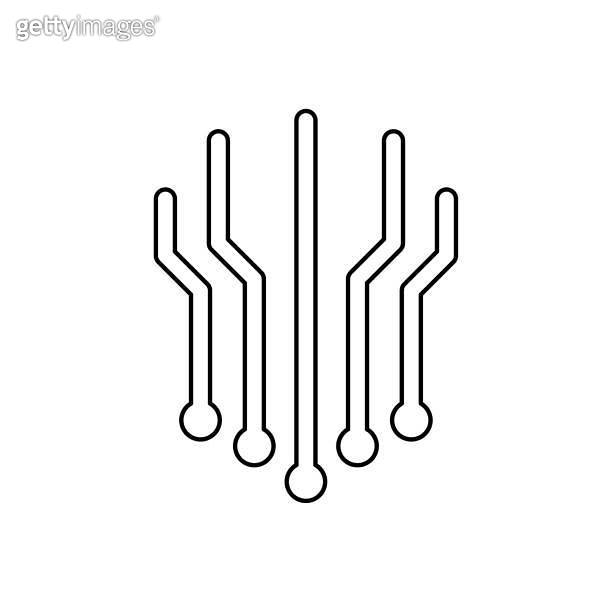 Kubernetes icon, connections on a white background, vector illustration ...