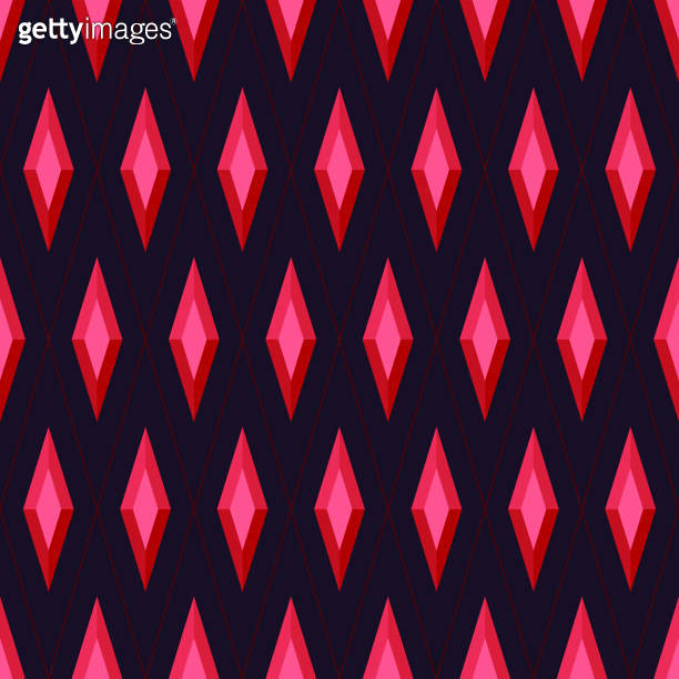 Seamless Red Diamond Shape Background Pattern 이미지 (1789483336) - 게티이미지뱅크