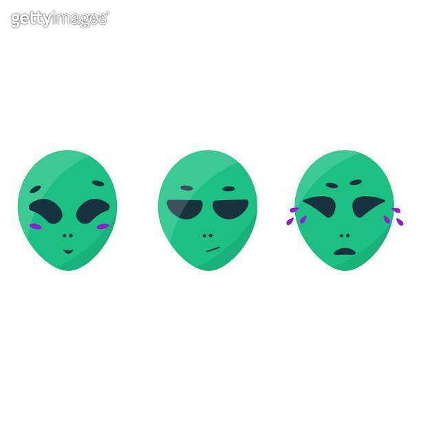 alien ufo cosmic emotions faces sadness joy (1495520617) 일러스트, 무료 일러스트 ...