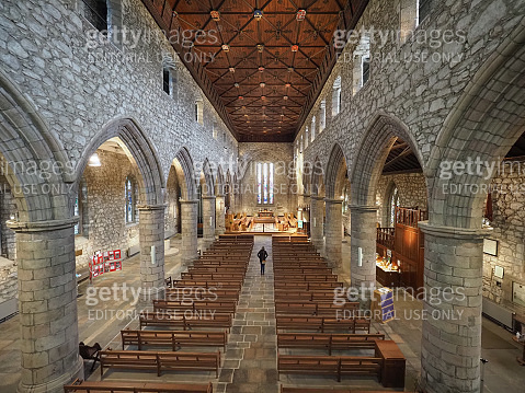 St Machar Cathedral interior in Aberdeen (1744005997) - 게티이미지뱅크