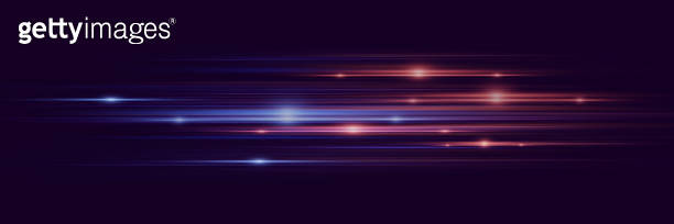 Beautiful flash of light and spark. Special effect, speed line. Magic ...