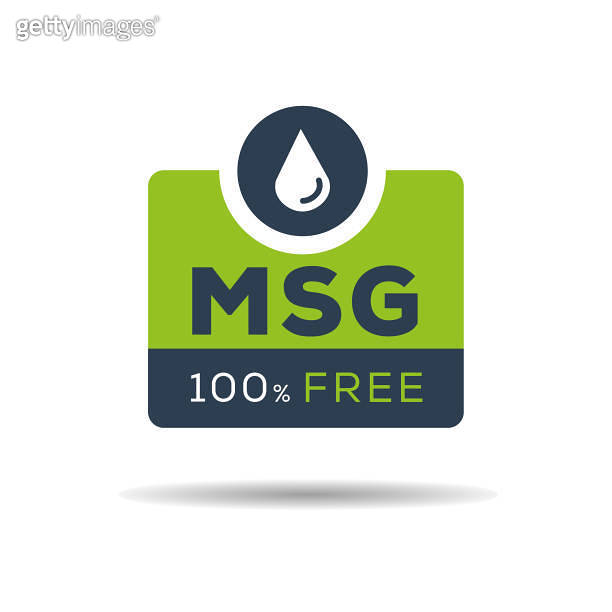 MSG Free (Monosodium glutamate) label sign (1564502700) 일러스트, 무료 일러스트 ...