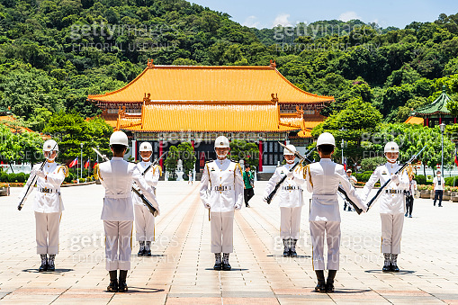 The Taipei National Revolutionary Martyrs' Shrine. 이미지 (1660913564) - 게티이미지뱅크