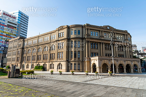 The Taipei Beimen Post Office in Taipei, Taiwan. (1474933270) - 게티이미지뱅크