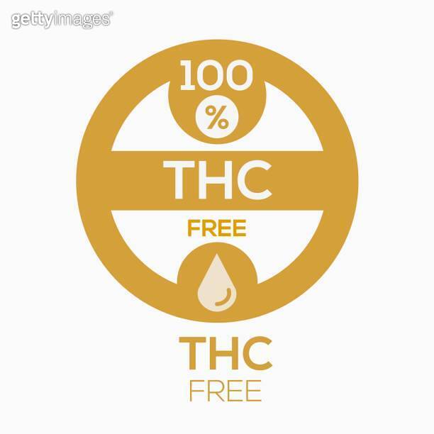 THC free label sign 이미지 (1563141714) - 게티이미지뱅크