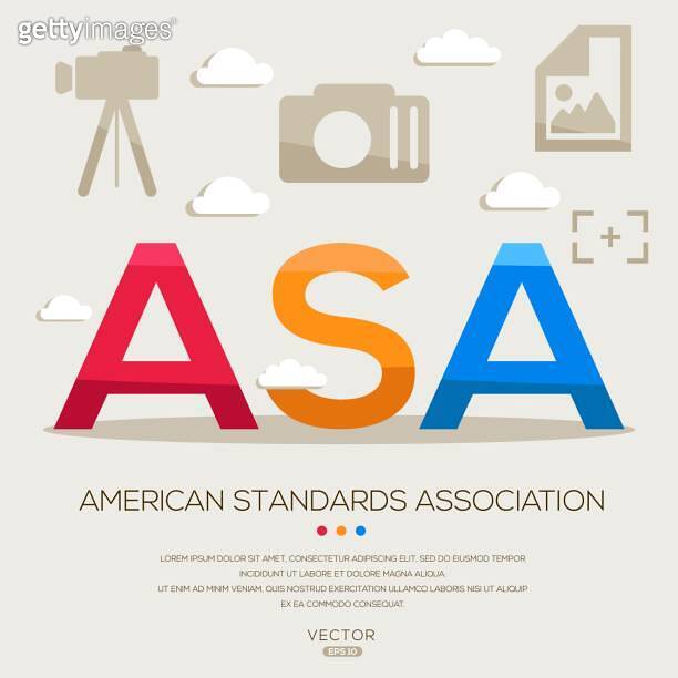 ASA _ American Standards Association 이미지 (1759091747) - 게티이미지뱅크