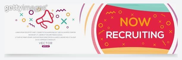 (Now recruiting) text written in speech bubble 이미지 (1636686404) - 게티이미지뱅크