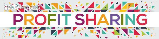 Profit sharing text banner. 이미지 (1721017975) - 게티이미지뱅크