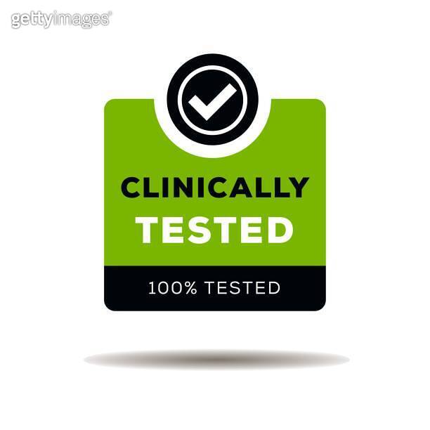 Clinically tested label 이미지 (1683147359) - 게티이미지뱅크