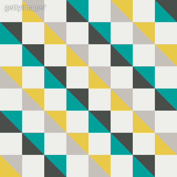 Abstract background of geometric checkerboard and triangle with modern ...