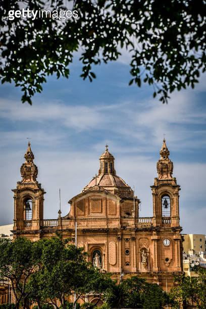 The Towers Of St Joseph's Church, Msida, Malta (1722610983) - 게티이미지뱅크