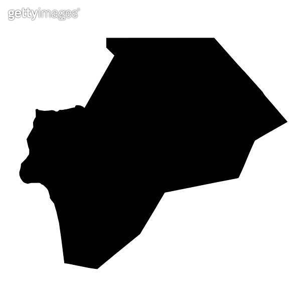 Maan governorate map, administrative division of Jordan. (1652250935 ...