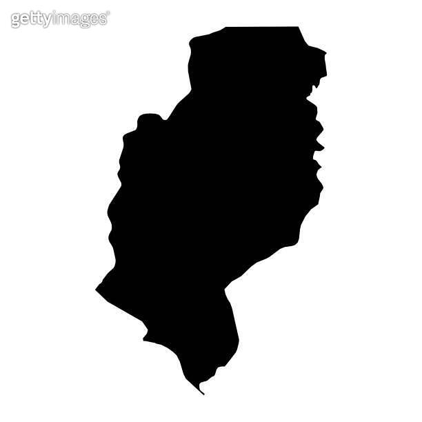 Rivercess county map, administrative division of Liberia. Vector ...