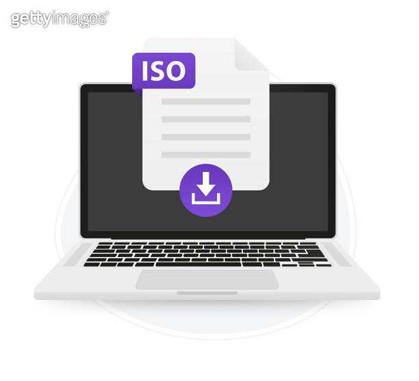 Download the laptop screen label icon ISO. Document upload concept ...