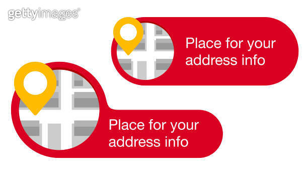 We Have Moved - red sticker for relocated address (1712916129) - 게티이미지뱅크