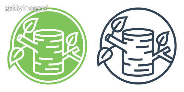 Xylitol icon in bold line - birch sugar sweetener (1856888412) 일러스트, 무료 ...