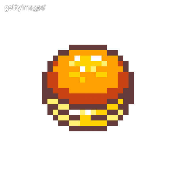 Pixel Art Rustico Pastry. Retro 8 bit Style Sweet Bakery Product ...