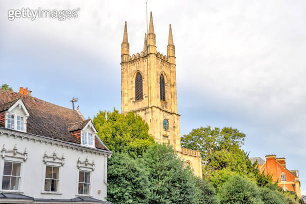 Exteriors of Windsor Parish Church of St John the Baptist down the ...