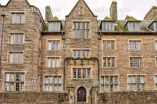The iconic buildings of the University of St Andrews in Scotland 이미지 ...
