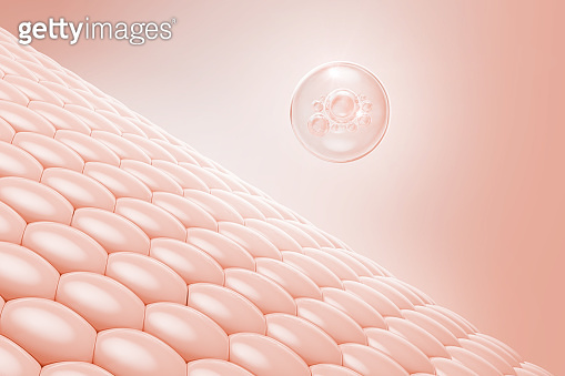 Pink Collagen Skin Serum on Skin Cells, gluta cosmetic Vitamin, skin ...