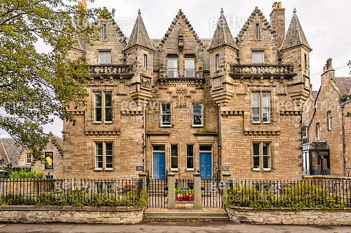 The iconic buildings of the University of St Andrews in Scotland 이미지 ...