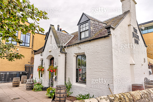 Exteriors of the historic Jigger Inn restaurant on the Old Course, a ...