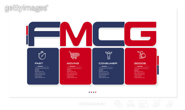FMCG Infographic Elements and Infographic Elements stock illustration ...