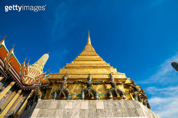 Temple of the Emerald Buddha Wat Phra Kaew was build under the royal ...