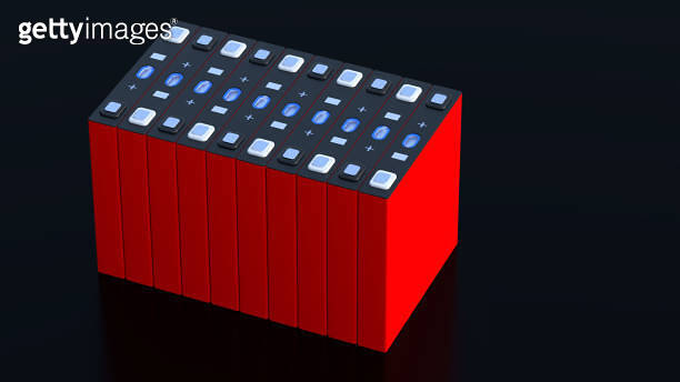 red Prismatic battery's for electric vehicles, LFP cell modules, mass ...