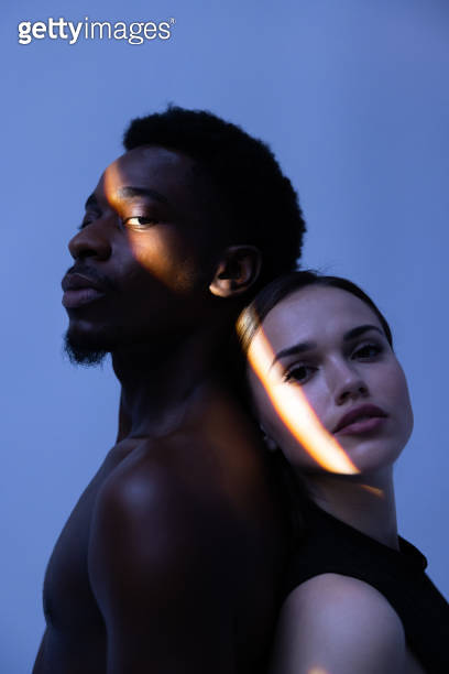 Multinational young real-life couple, deeply in love and unafraid to ...