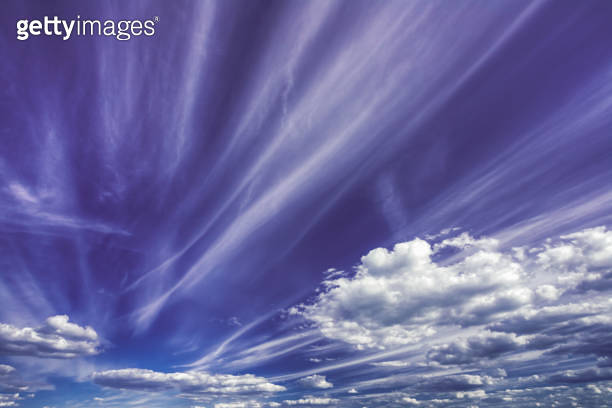 Amazing Beautiful View With Violet Sky. Dramatic Sky Background. Very ...