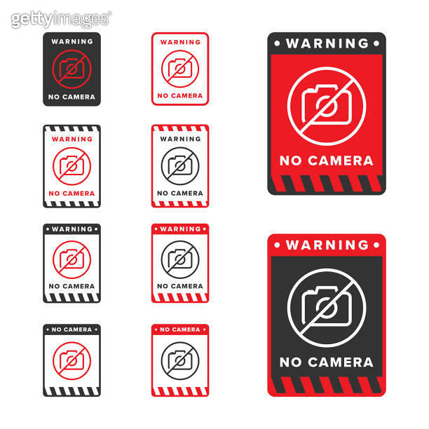 No camera, stop camera icon sign vector (1580956189) 일러스트, 무료 일러스트, 아이콘 ...