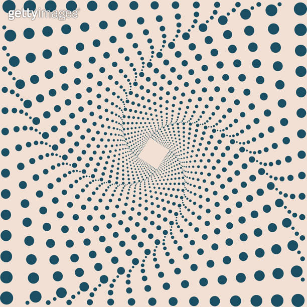 Abstract dotted background, modern hipster futuristic graphic. Optical ...