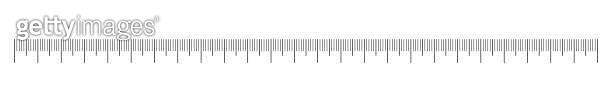 Measuring chart 25 centimeters. Length measurement math, distance ...