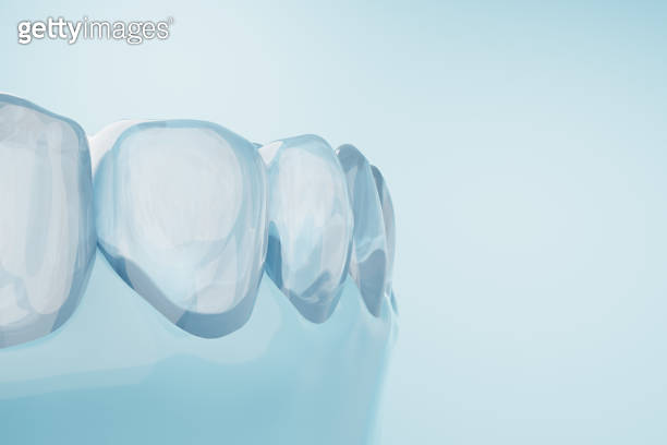 Front teeth blue science background 이미지 (1494477986) - 게티이미지뱅크
