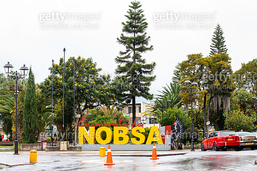 Beautiful small town of Nobsa well known for the traditional handmade ...