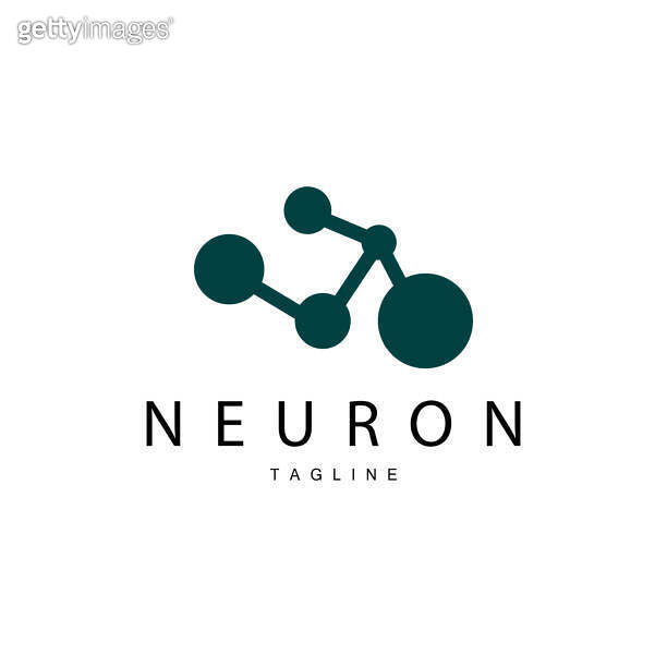 Neuron Logo, Cel Dna Network Vector, And Particle Technology, Simple ...