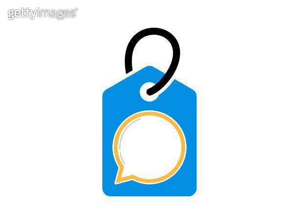 Price tag with bubble chat inside (1756052718) 일러스트, 무료 일러스트, 아이콘, 무료 ...