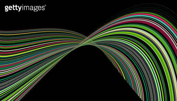 Vector Colors Fluidity Curve Line Data Stream Concept Technology ...