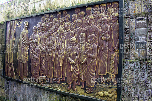 The first Javanese Catholics baptized by van Lith. Taken July 2022 이미지 ...
